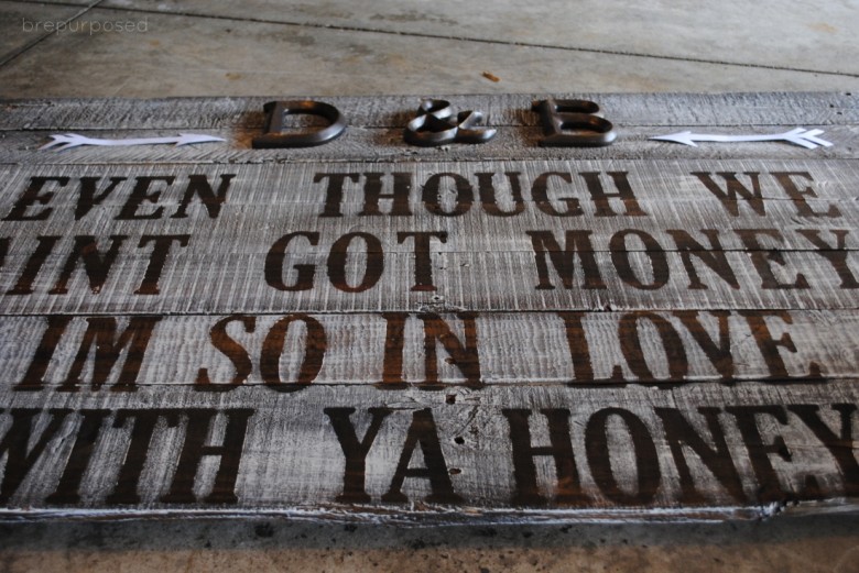 DIY Rustic Sign - BREPURPOSED