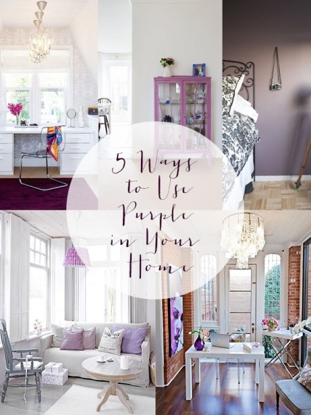 Purple Home Decor: 5 Ways to Use Purple in Your Home - BREPURPOSED