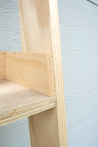 How to Build a DIY Leaning Ladder Shelf (Step by Step Guide) - BREPURPOSED