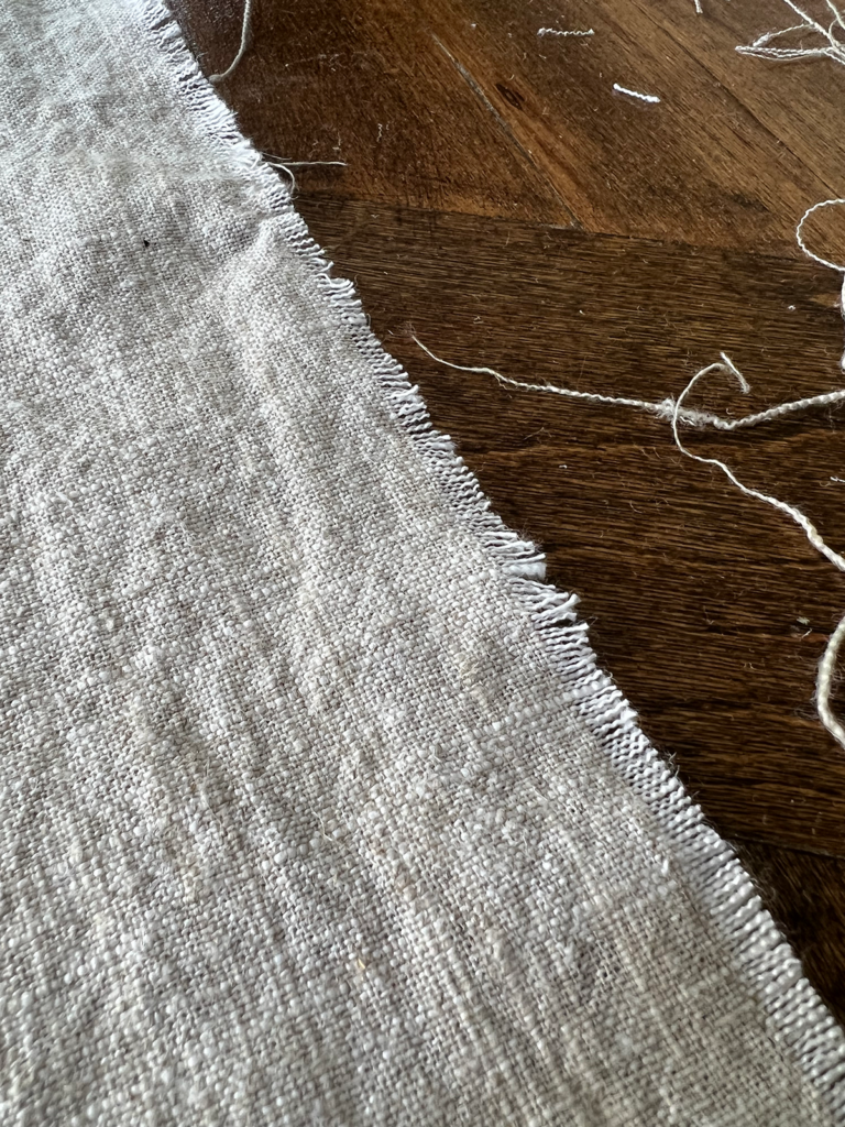DIY Block Print Table Runner - BREPURPOSED
