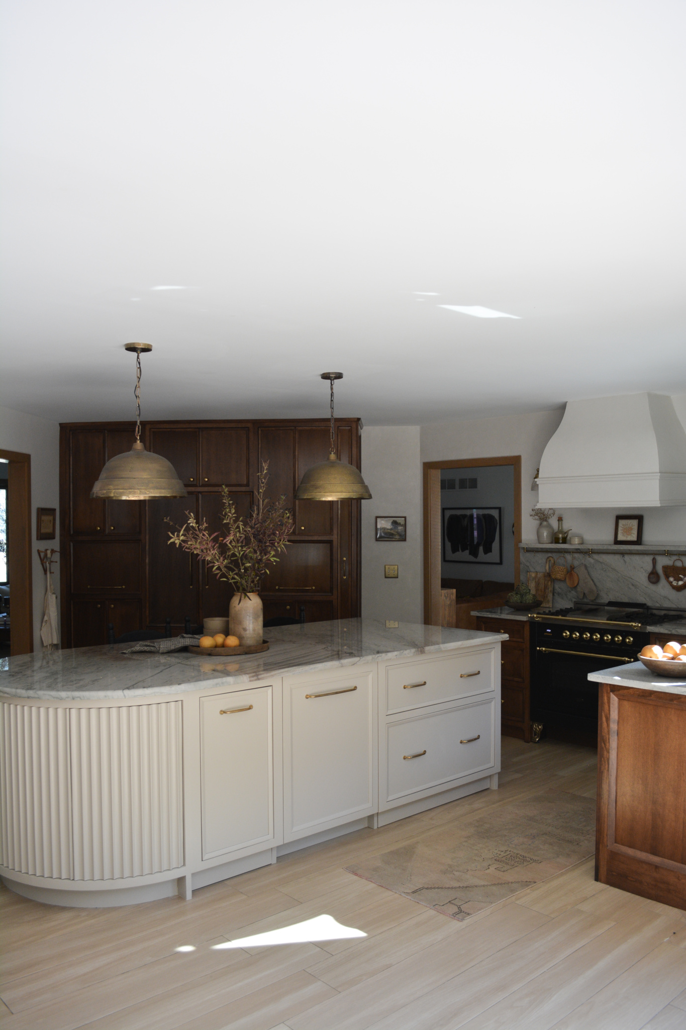 Our Modern European Kitchen Reveal with Wood Stained Cabinets - BREPURPOSED