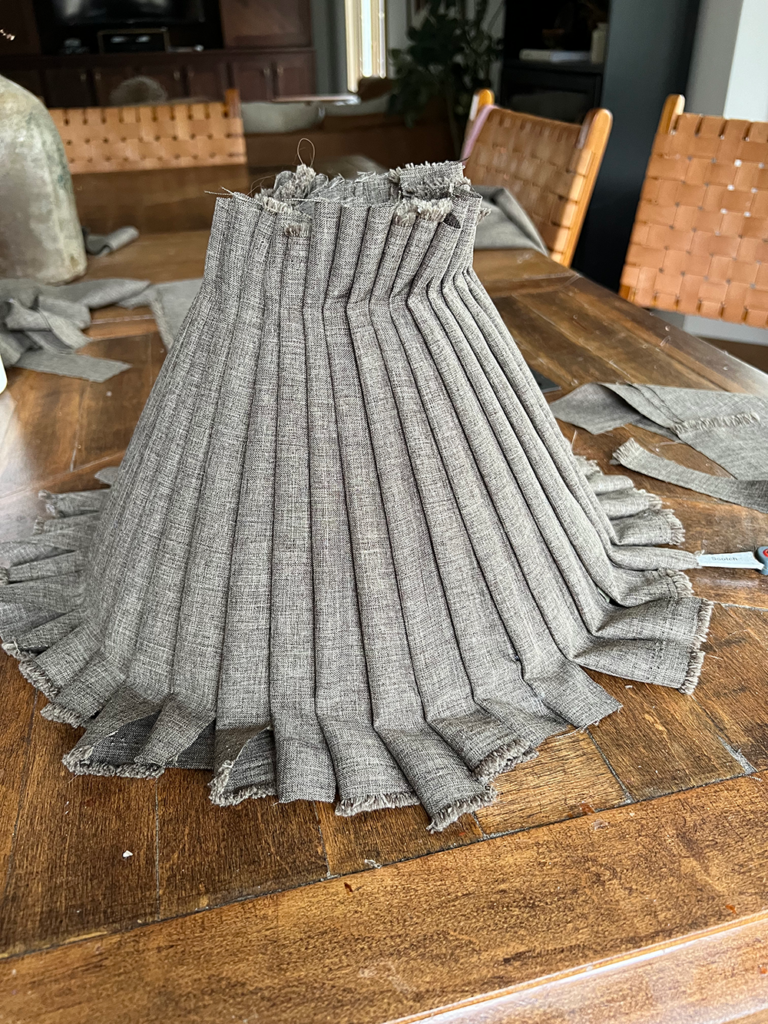 How to Make a Pleated Lamp Shade - BREPURPOSED